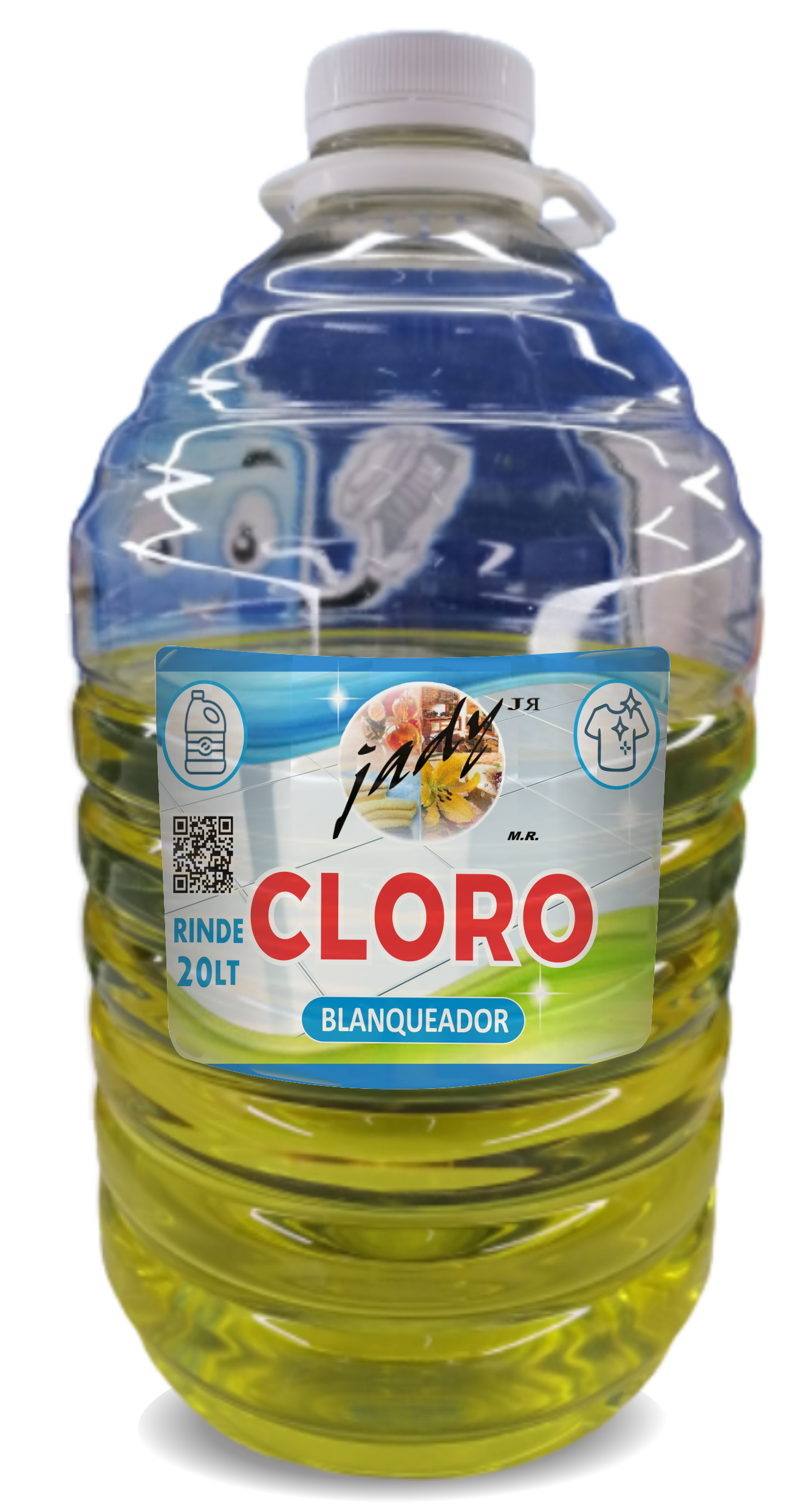 Cloro Blanqueador Concentrado para 20 litros Plim01 Jady quimica Cloro ...