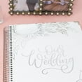 bloom daily planners Undated Wedding Planner & Organizer, Silver Floral ...