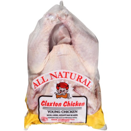 All Natural Claxton Select Bagged Fryer 3 - 3.25 lbs. - Walmart.com