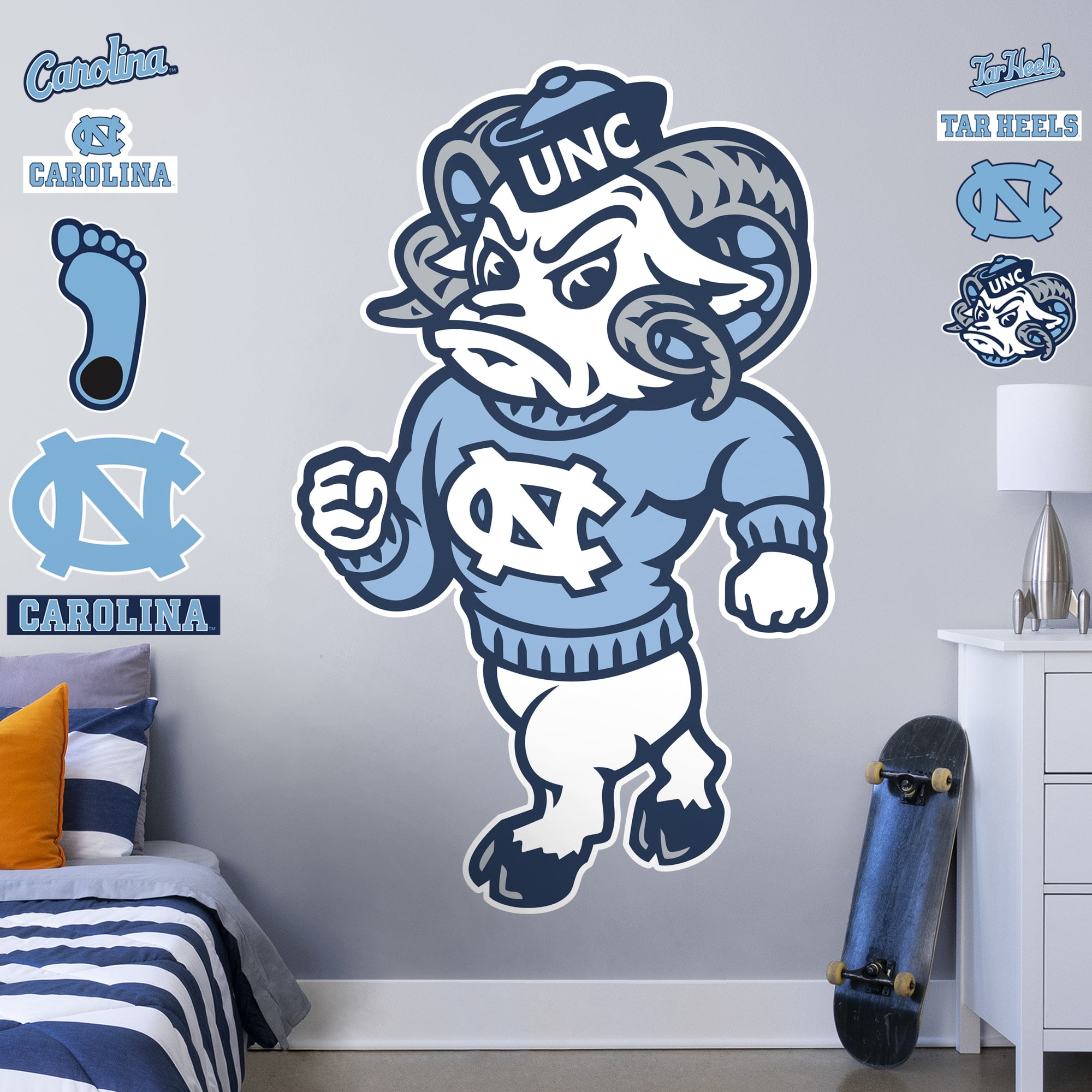 Digital Carolina college themed vinyl stickers Drawing & Illustration ...