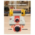 Bench Buffer Polisher, 1/2HP Benchtop Polishing Machine 0-8000 RPM with ...