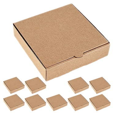 50 Pack Premium Kraft Baking Boxes, 6x6 Bakery Box with Clear Window ...