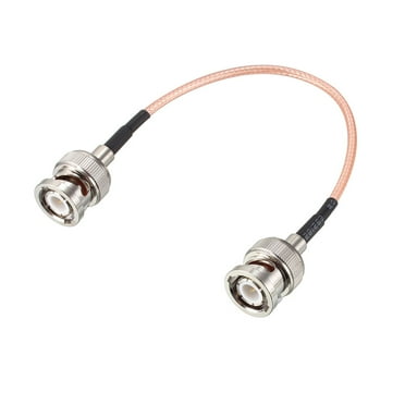 Uxcell BNC Male to Male Coaxial Jumper Cable 50 ohm 6-inch RG174 - Walmart.com