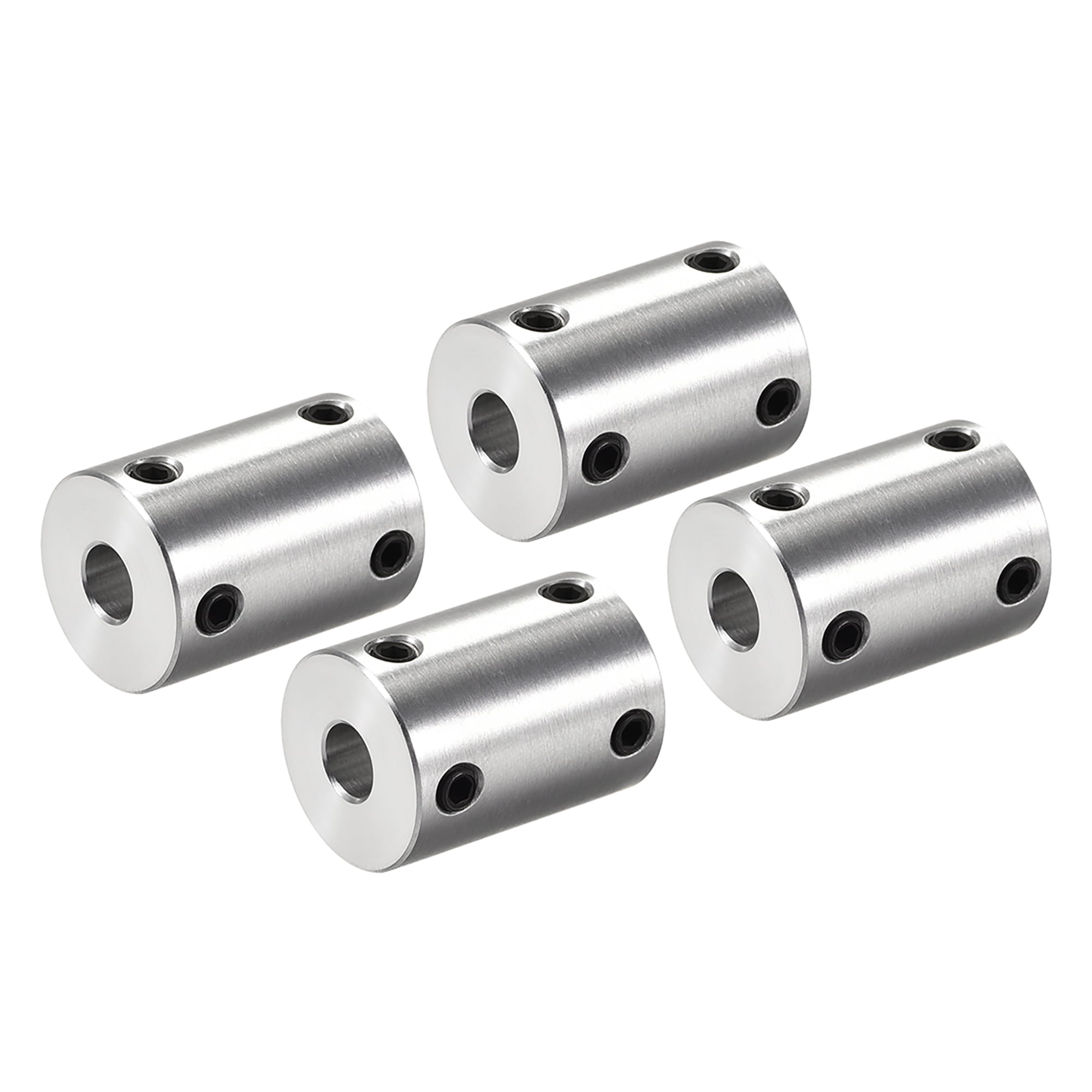 6mm to 8mm Bore Rigid Coupling 25mm Length 18mm Diameter Aluminum Alloy ...