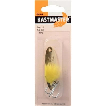 Acme Tackle Kastmaster Bucktail Fishing Lure Spoon Chrome 1oz ...