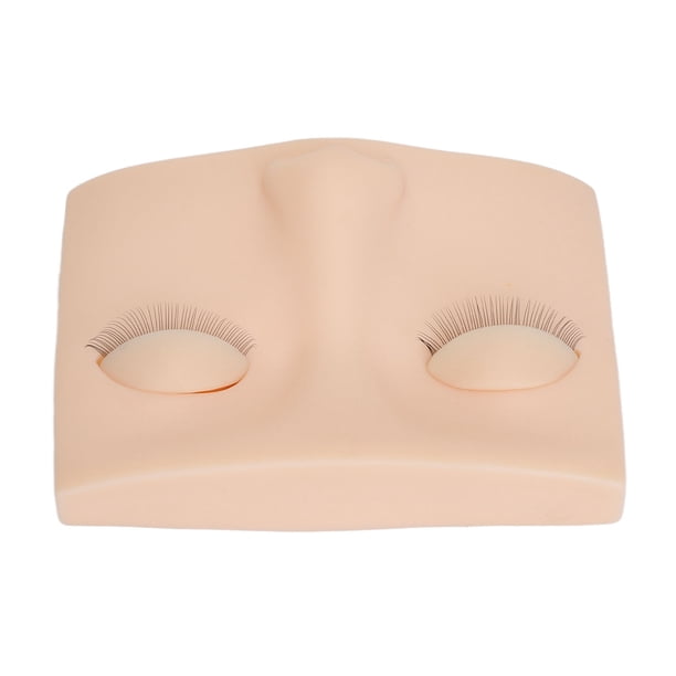 Lash Mannequin Head With Replaced Eyelids,Half Face Makeup Head ...