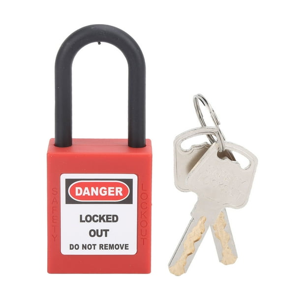 Electrical , Isolation Design Lockout Tagout Lock 38MM For Equipment ...