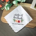 Aellinatey White Lace Embroidered Handkerchiefs Set For Bridesmaids And ...