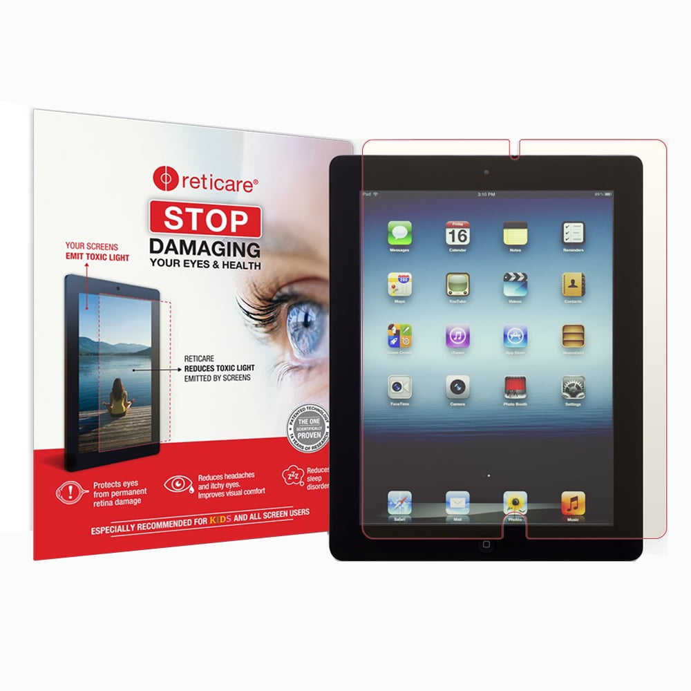 Reticare Eye Protector for Apple iPad 2/3/4, Black - Walmart.com