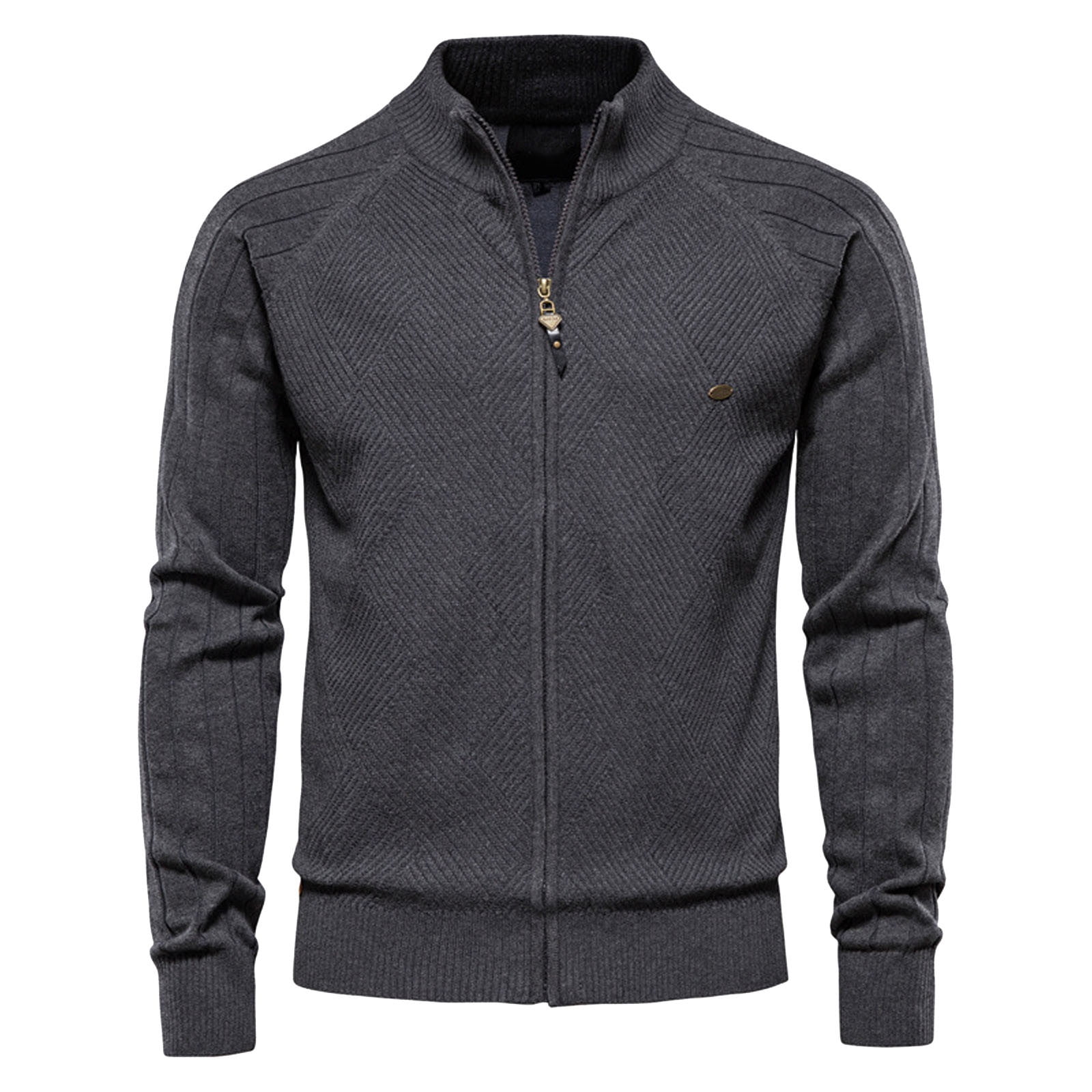 Click here for Dptalr Mens Zipper Sweater Cardigan Stand Up Colla... prices