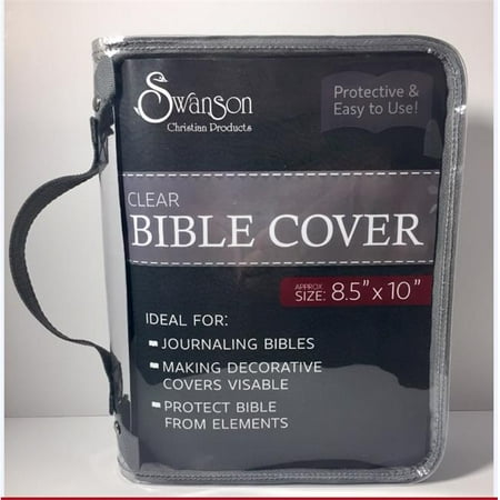 Swanson Christian Supply 8.5 x 10 in. January 2018 Bible Cover, Clear ...