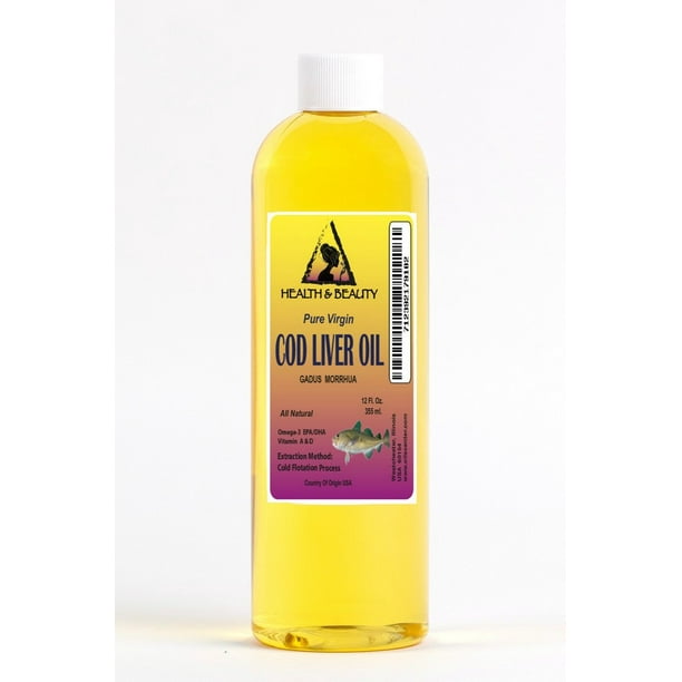 Arctic cod liver oil vitamin a&d3 by h&b oils center all natural liquid ...