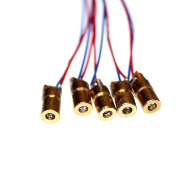 5pcs 650nm 6mm 5V 5mW Red Laser Diode Module - Walmart.com