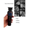 Kemei KM-999 Electric Hair Clipper USB Rechargeable Hair Trimmer 0mm ...