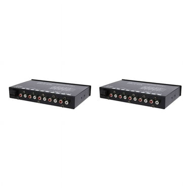 PYLE PPEQ100 - 19'' Rack Mount Dual 10 Band 4 Source Input Stereo ...
