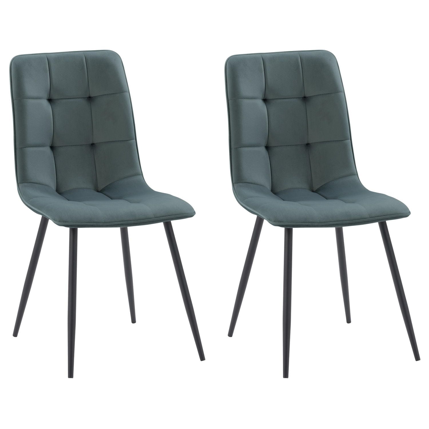 Click here for Corliving Nash Set Of 2 Velvet Upholstered And Tuf... prices
