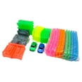 Glow in the Dark Race Car Tracks - Electric Flex Loop Racing Set for ...