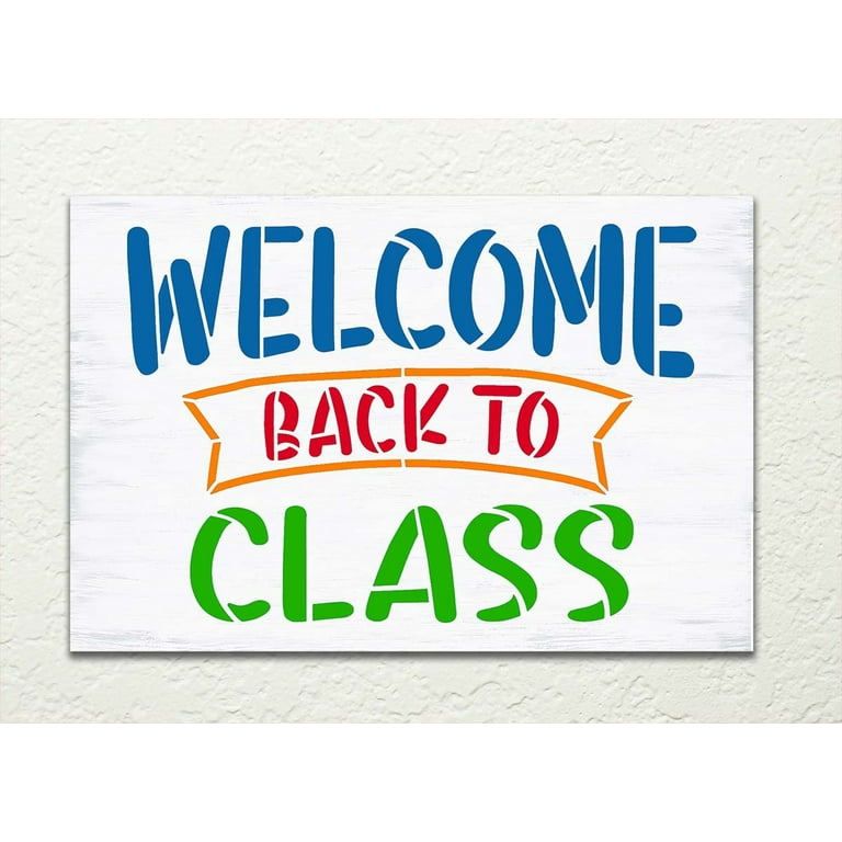 Welcome Back Sign Template