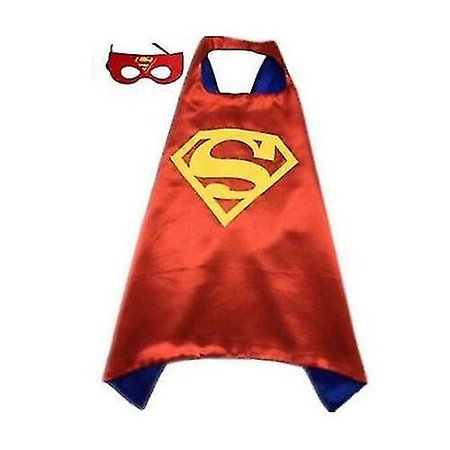 Kids Marvel Superhero Dc Cloak Cape With Eye Mask Boys Cosplay Costume ...