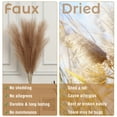 Adeeing 44.5" Tall Faux Natural Long Artificial Pampas Grass for Home ...