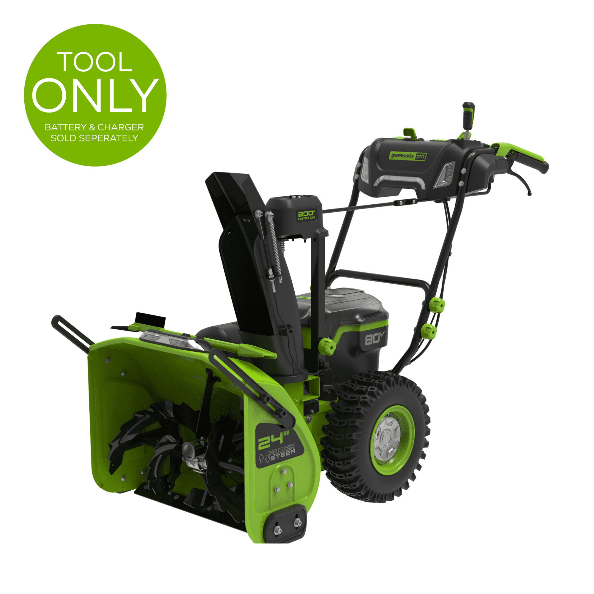 Click here for Greenworks 80v 24 Dual Stage Snow Thrower (Tool On... prices