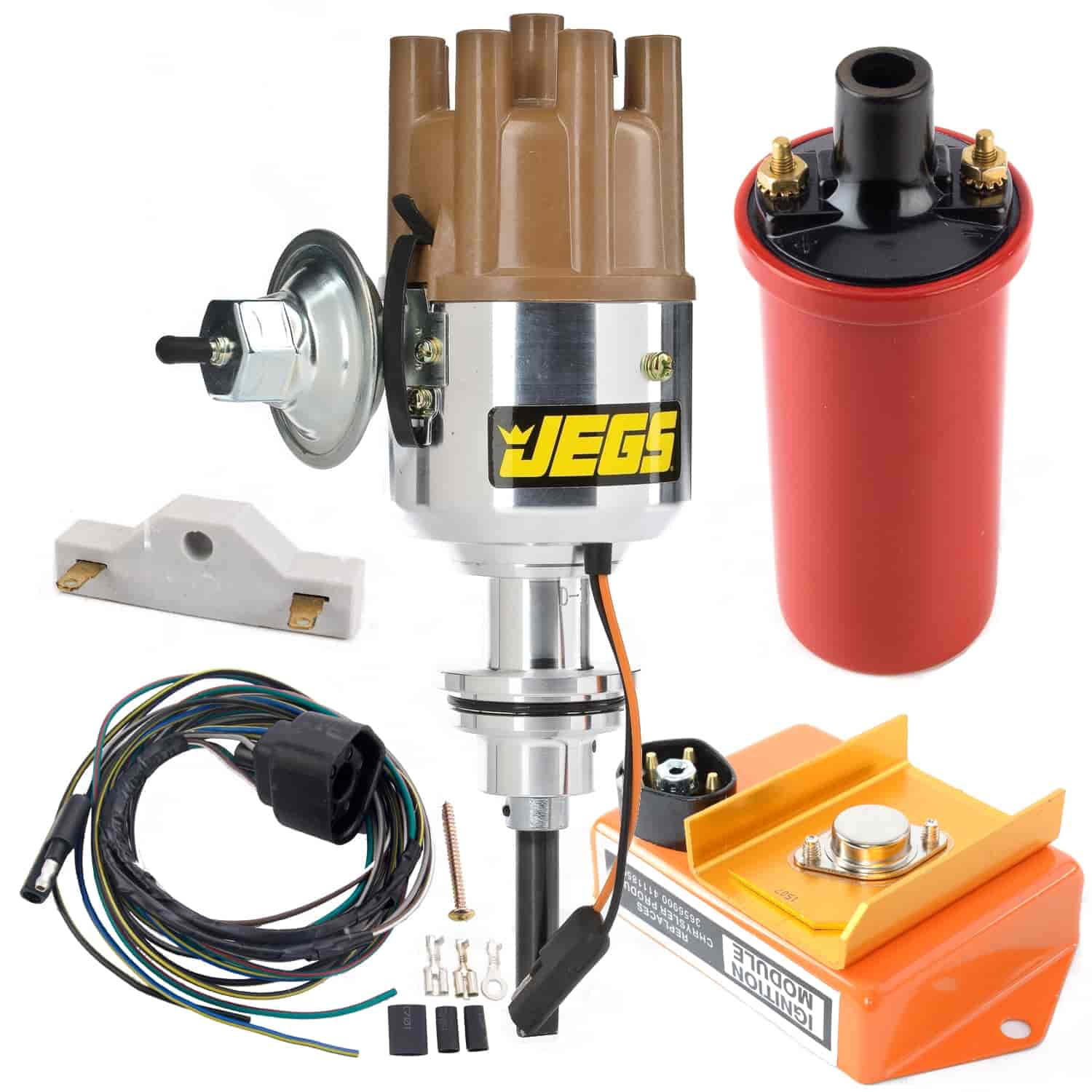 JEGS 40506K2 Mopar Ignition Kit Big Block Mopar RB Engine 413/426W/440 ...