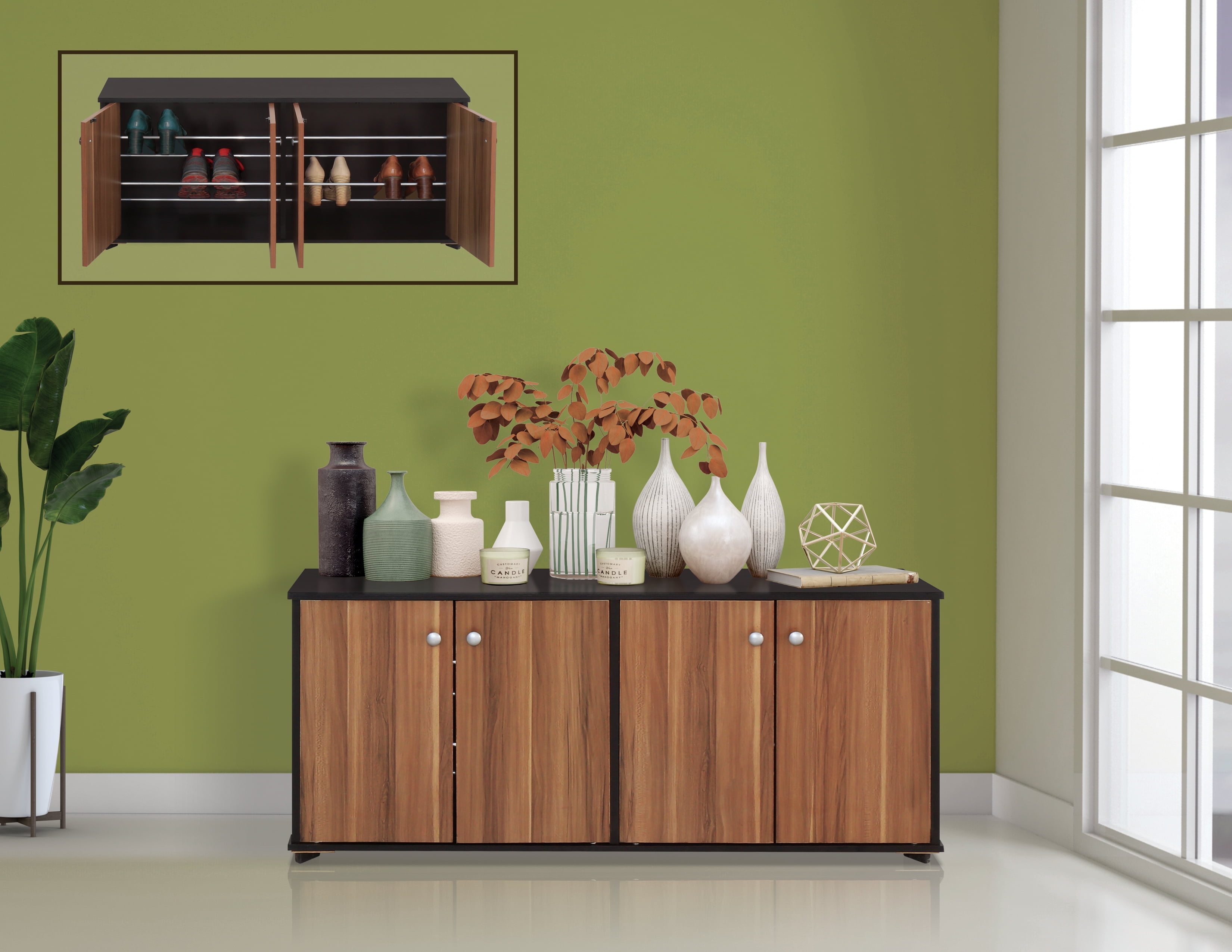 Zapatera Carsa color Parota con chocolate | Walmart en línea