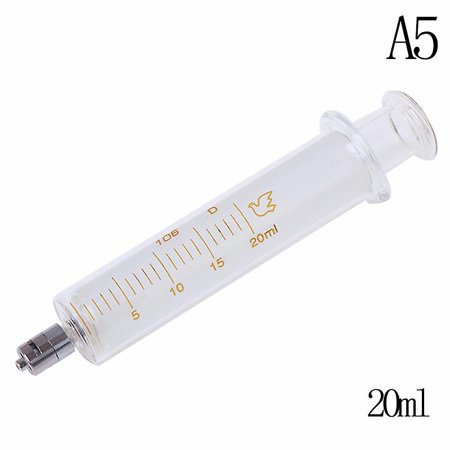 1ml To 100ml Glass Syringe Luer Lock Head Reusable Glass Injector ...