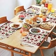 Christmas Placemats Set Of 4, 12x18 Inch, Heat Resistant & Washable ...