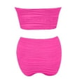 FEIFLY Women Swimwear Tankini Sets Adjustable Straps Ruffle Design ...