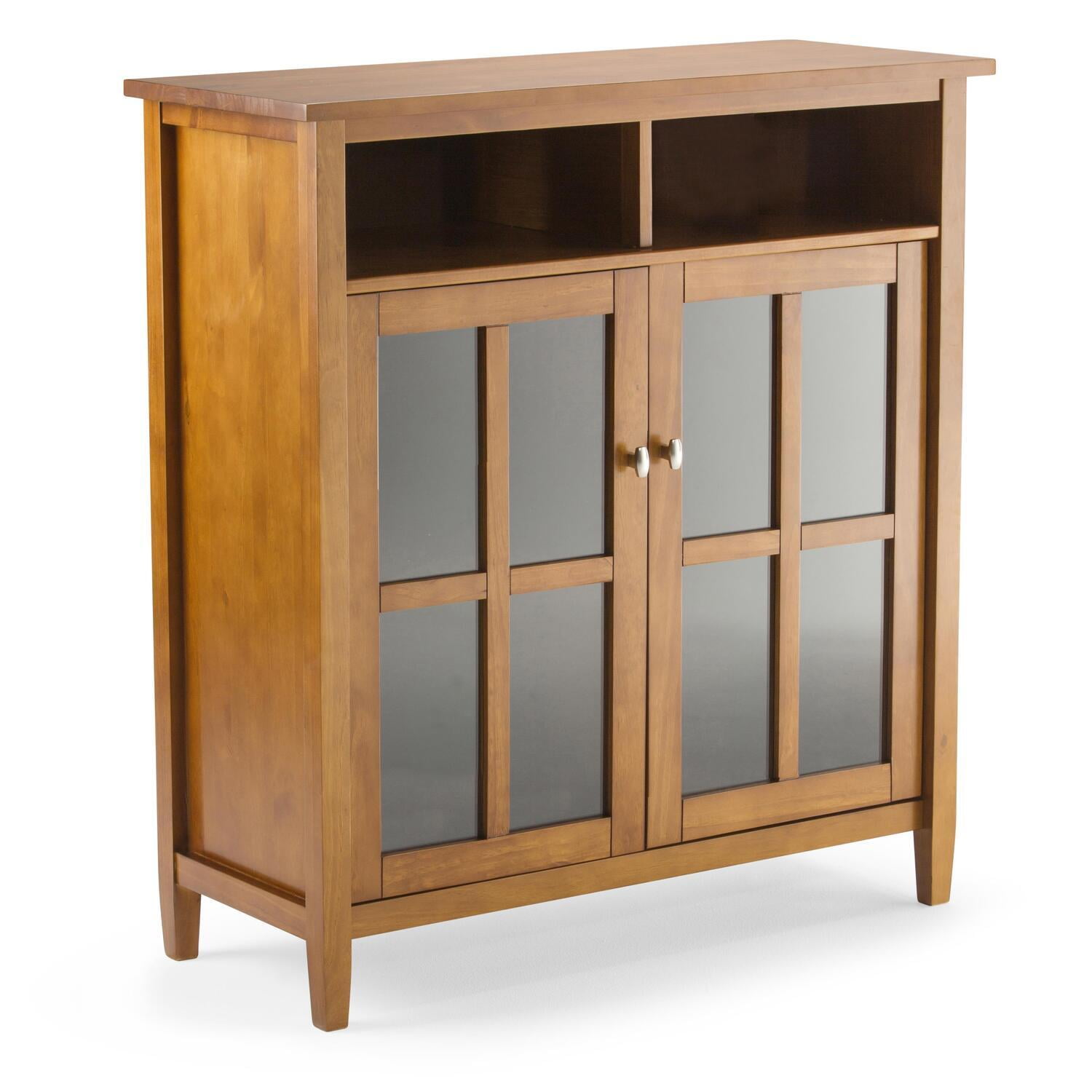 Warm Shaker SOLID WOOD 39 inch Wide Transitional Medium Storage Media ...