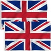 Anley British Union Jack Stick Flag Great Britain 5x8 inch Handheld ...