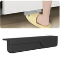 Black No-Drill Silicone Cabinet Door Handles, Self-Adhesive Pulls For ...