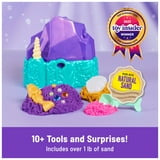 Kinetic Sand Mermaid Crystal Treasure Shimmer Playset with Tools and ...
