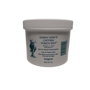 Danny King's Catfish Punch Bait Garlic 24 Oz - Walmart.com