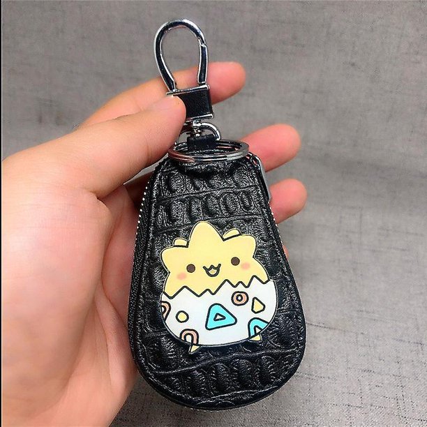 Creative General Cartoon Dog Cat Real Leather Bag Women's Car Key Bag ...