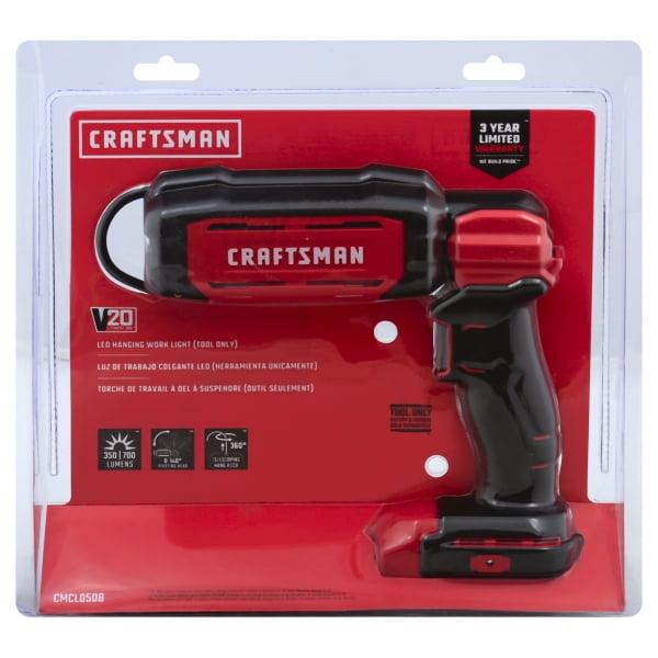 CRAFTSMAN V20 LED Work Light, Handheld, Tool Only (CMCL050B) - Walmart.com