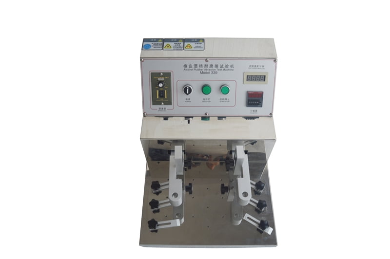 TECHTONGDA Model 339 Alcohol Rubber Abrasion Test Machine Steel Velour ...