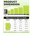 100 Pack Resealable Packaging Bags for Small Business, Double-Sided ...