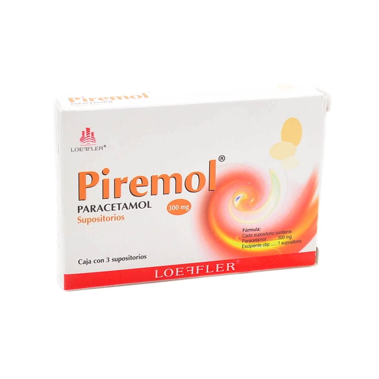 PIREMOL 300MG SUPS C3 GALAVER AMPOLLETA | Bodega Aurrera en línea