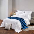 Blue Vortex Bed Runner Cal King Size Abstract Navy Blue Black Lime ...
