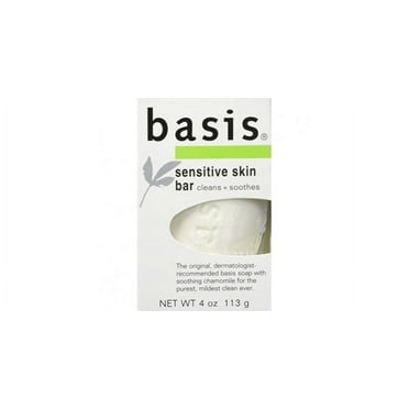 Basis Gentle Face & Body Bar Soap, Fragrance-Free Moisturizer for Dry ...