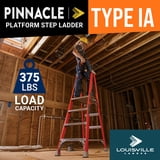 Louisville Ladder 4-Foot Fiberglass Platform Step Ladder, 300-Pound ...