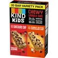 KIND Kids Chewy Granola Bars, Chocolate Chip & Peanut Butter Chocolate ...