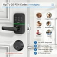 Smart Door Handle Lock with Keypad: Keyless Entry Digital Knob for ...
