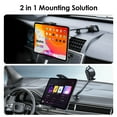 TSV Car Tablet Mount, Windshield Dashboard Car Phone Cradle Stand, 360 ...