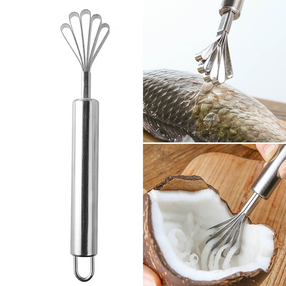 Coconut Meat Grater - Coconut Meat Scraper - Fish Scales Skin Remover ...