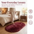 Unique Bargains Shaggy Area Rug Ultra Fluffy Non-Slip Fuzzy Carpet 32 ...