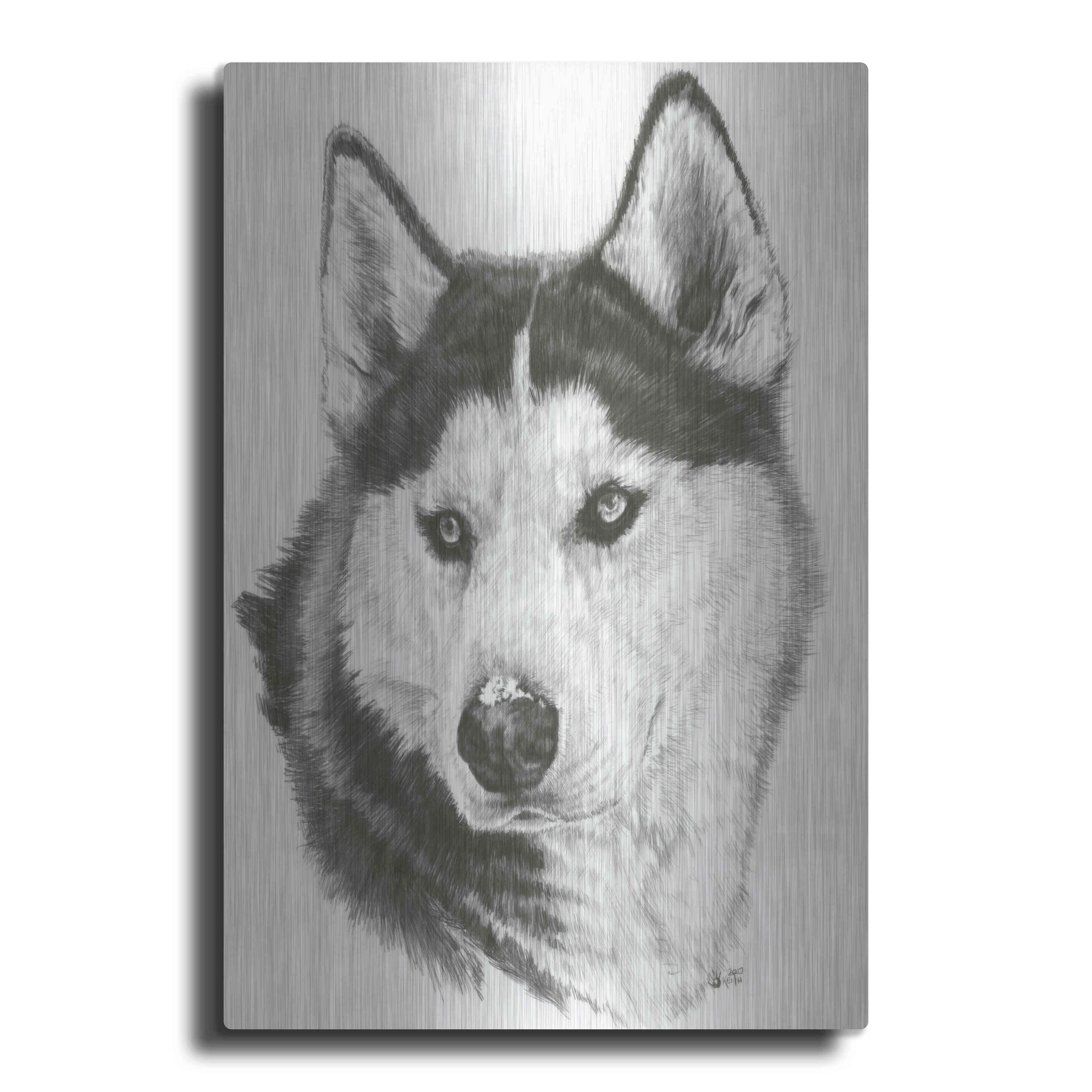 Luxe Metal Art 'Buff' by Barbara Keith, Metal Wall Art, 12"x16 ...