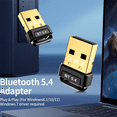5.4 Bluetooth Adapter Driver-Free /BLE Low Latency Computer External ...